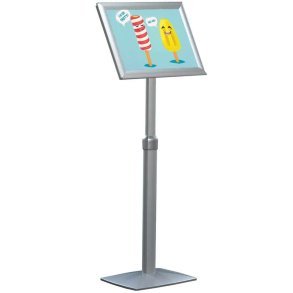 Poster holders and poster stands for large and small posters