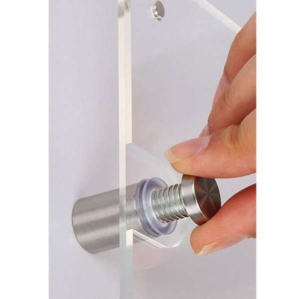 Standoff til Acrylic Wall Frame (4 stk. pakke) | Dansk Skilte Inventar